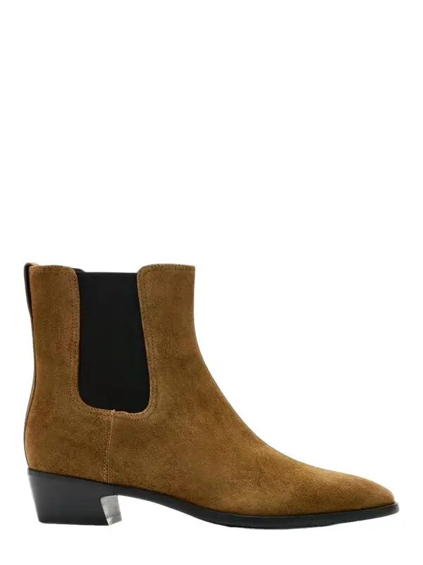 Vince Ari Suede Ankle Boots - Brown
