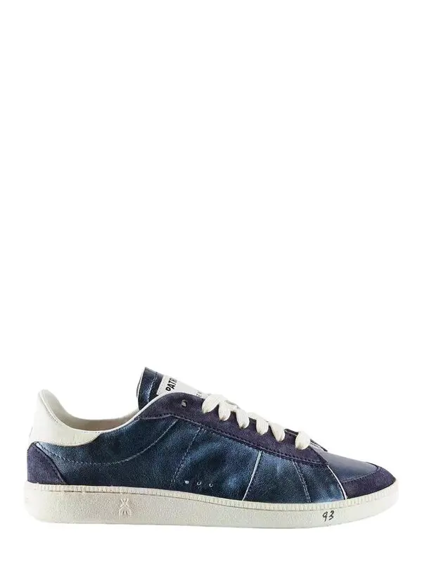 Patrizia Pepe Skin Panelled Sneakers - Blue