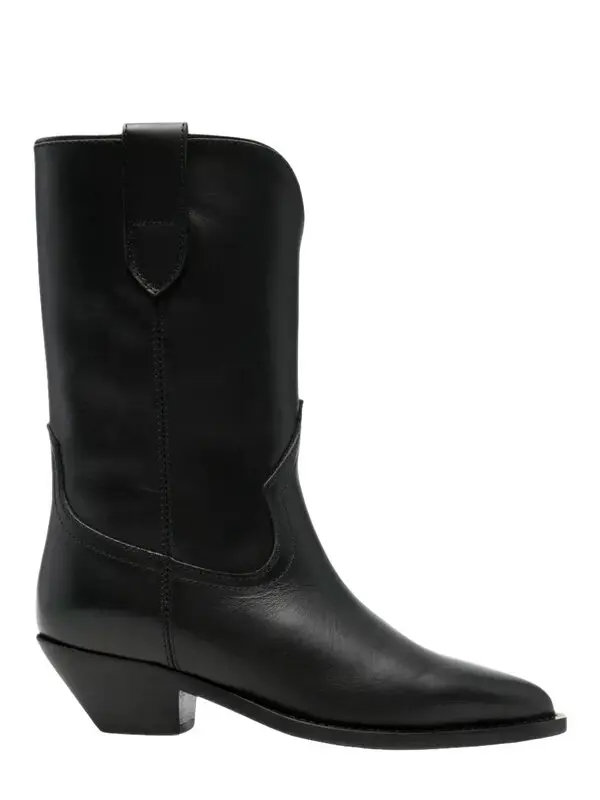 VIA ROMA 15 Pointed-toe Cowboy Boots - Black
