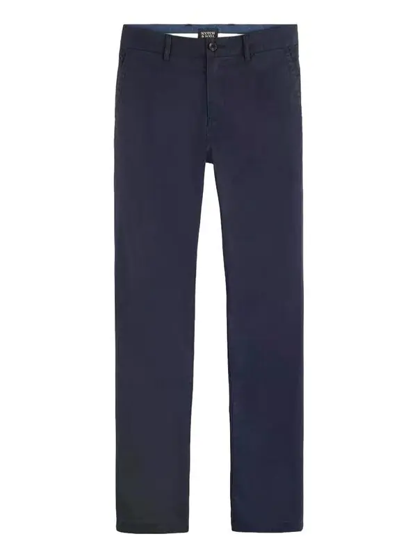 Scotch & Soda Stuart Straight-leg Trousers - Blue
