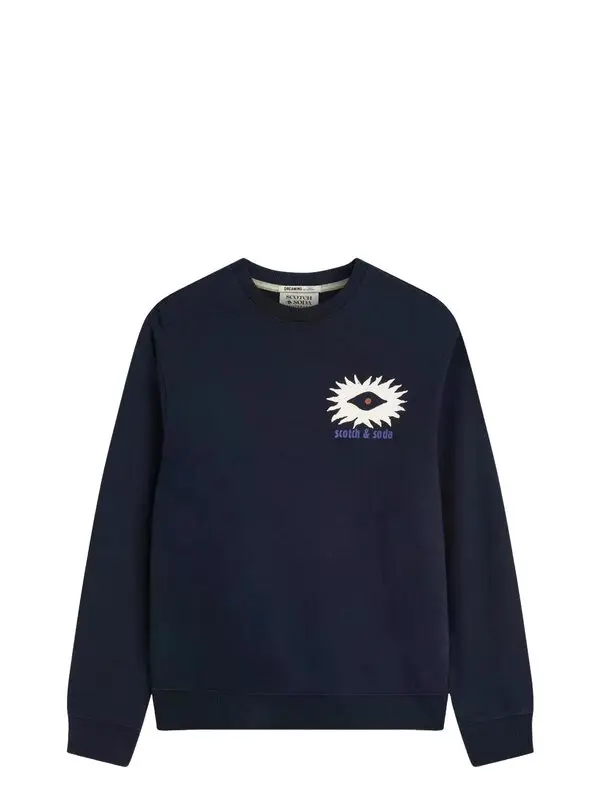 Scotch & Soda Graphic-print Sweatshirt - Blue