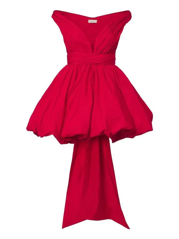 Blumarine Off-shoulder Minidress - Red