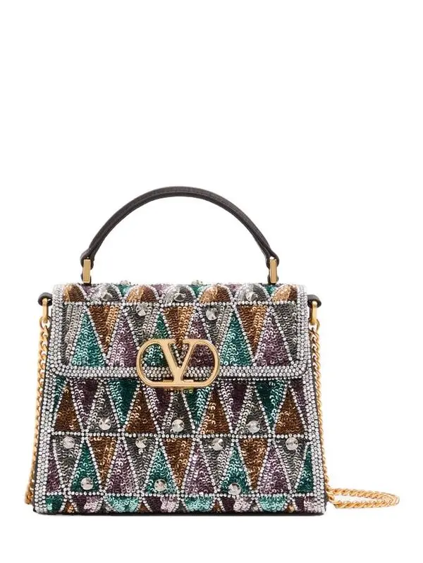 Valentino Garavani Vsling Embroidered Mini Handbag - Multicolour