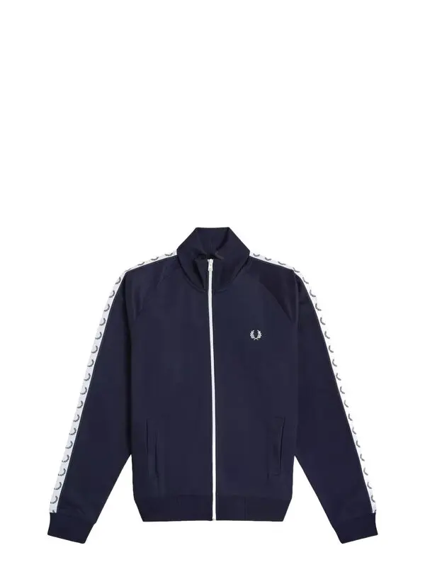 Fred Perry Logo-tape Track Jacket - Blue