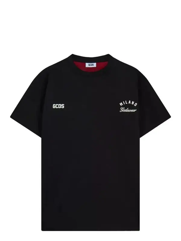 Gcds Logo-print T-shirt - Black