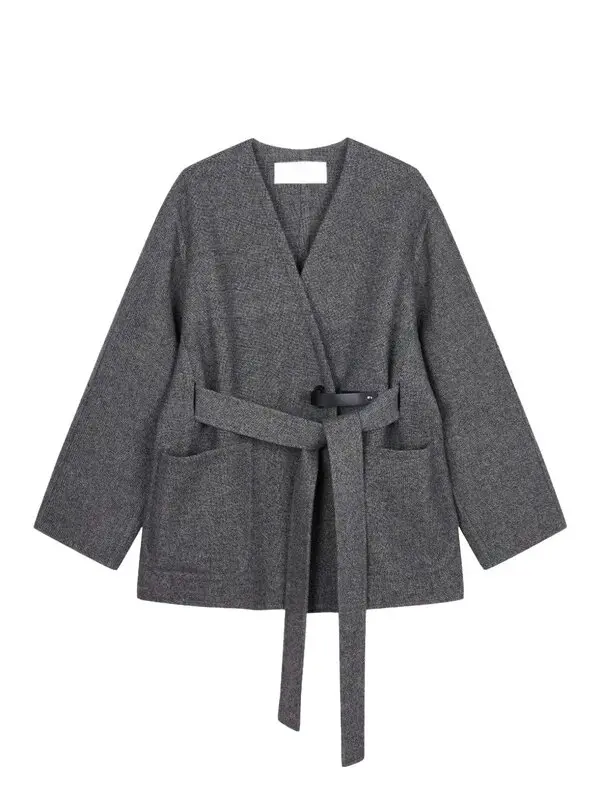 JNBY Belted Wool Coat - Grey