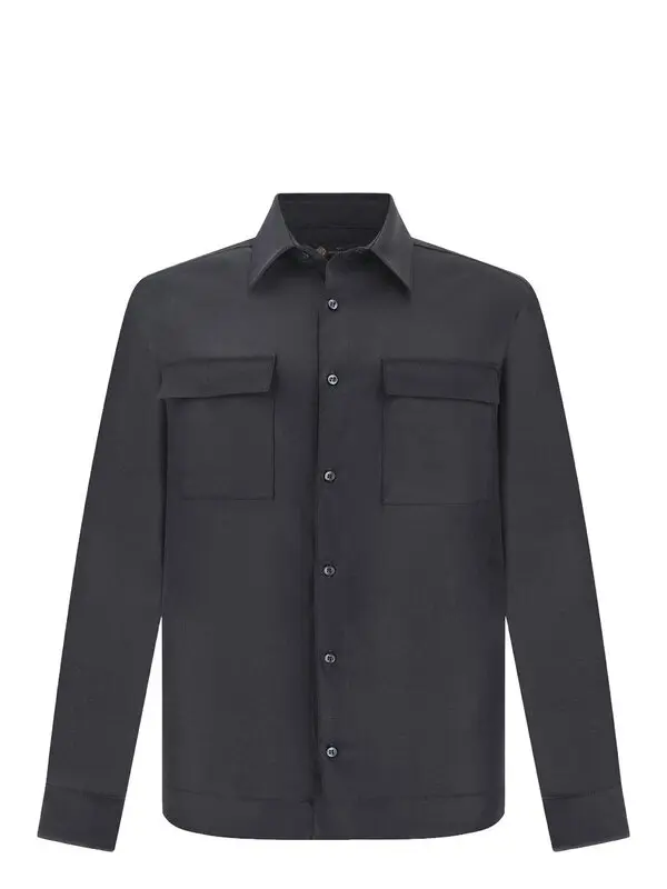 Paul & Shark Wool Overshirt - Blue