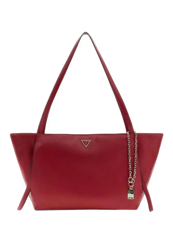 Guess Devon Logo-plaque Tote Bag - Red