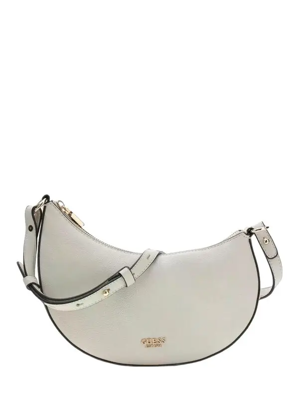 Guess Tosca Crescent-shaped Crossbody Bag - Neutrals