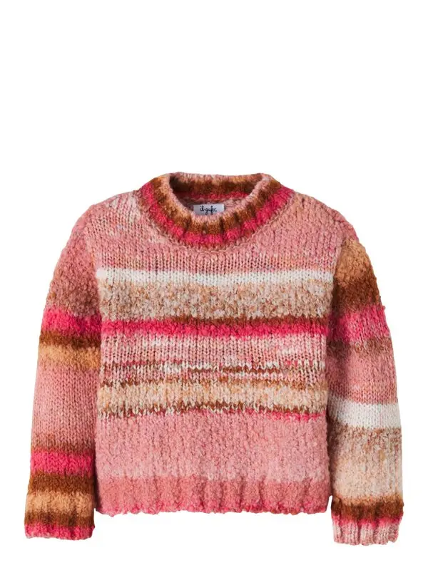 IL GUFO Round Neck Sweater - Red