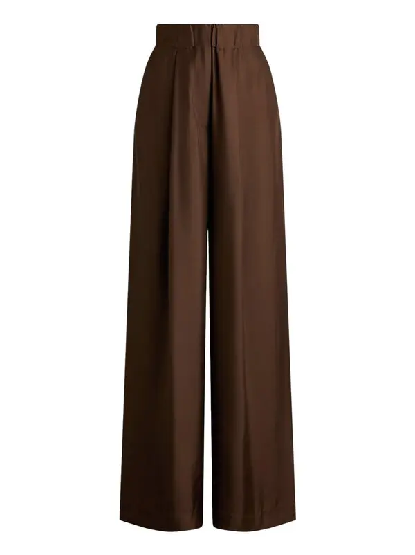 Scanlan Theodore Silk Twill Trouser - Hazel