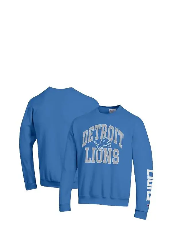 Champion Detroit Lions Powerblend Fleece Sweatshirt - Blue