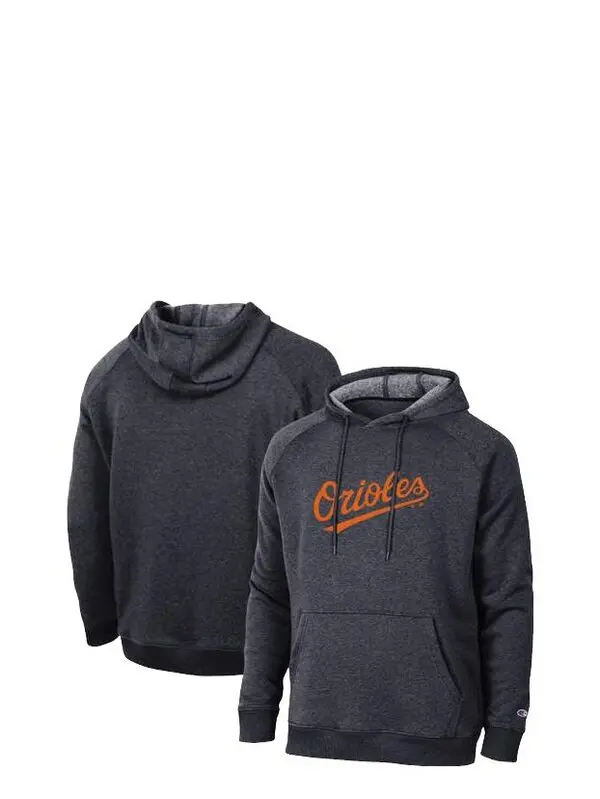 Champion Baltimore Orioles Triumph Tri-blend Raglan Hoodie - Black