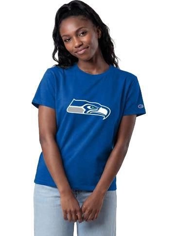 Champion Seattle Seahawks Logo T-shirt - Royal