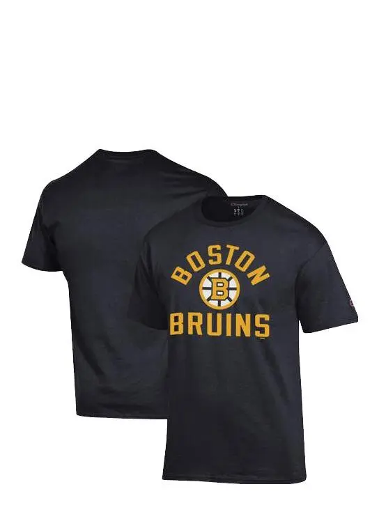 Champion Boston Bruins Primary Logo Jersey T-shirt - Black