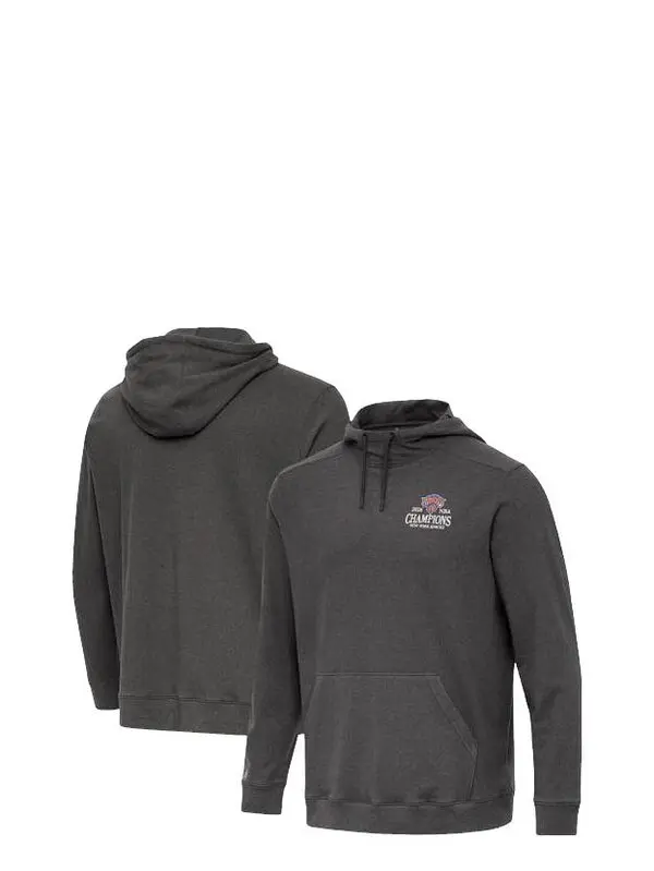 ANTIGUA New York Knicks 2026 Nba Finals Champions Wordmark Cloud Hoodie - Black