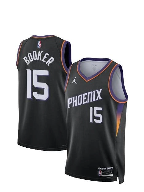 JORDAN BRAND Devin Booker Phoenix Suns Swingman Jerseystatement Edition - Black