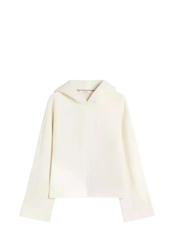 Max Mara Logo-embroidered Hoodie - Neutrals