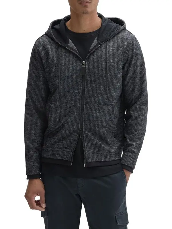 Robert Barakett Cassius Full Zip Hoodie - Black