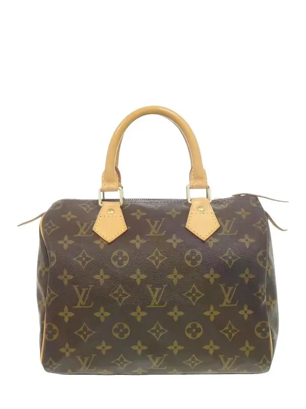 LOUIS VUITTON 1998 Monogram Speedy 25 Boston Bag - Brown