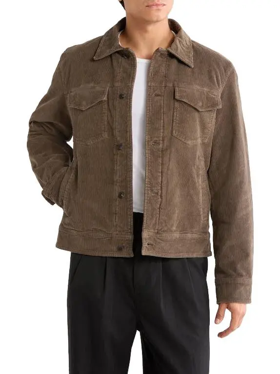 Rag & Bone Corduroy Trucker Jacket - Cocoa