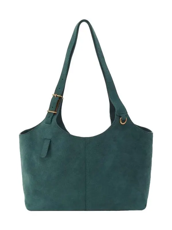 Hobo Atlas Suede Tote - Pine Needle