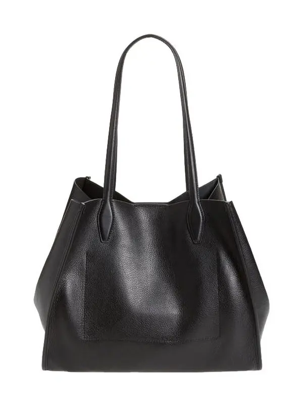 Madewell The Lexington Leather Tote - True Black