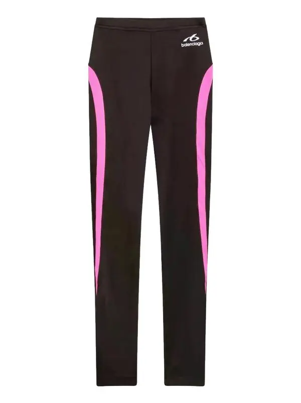 Balenciaga Techwear Logo-print Panelled Trousers - Brown