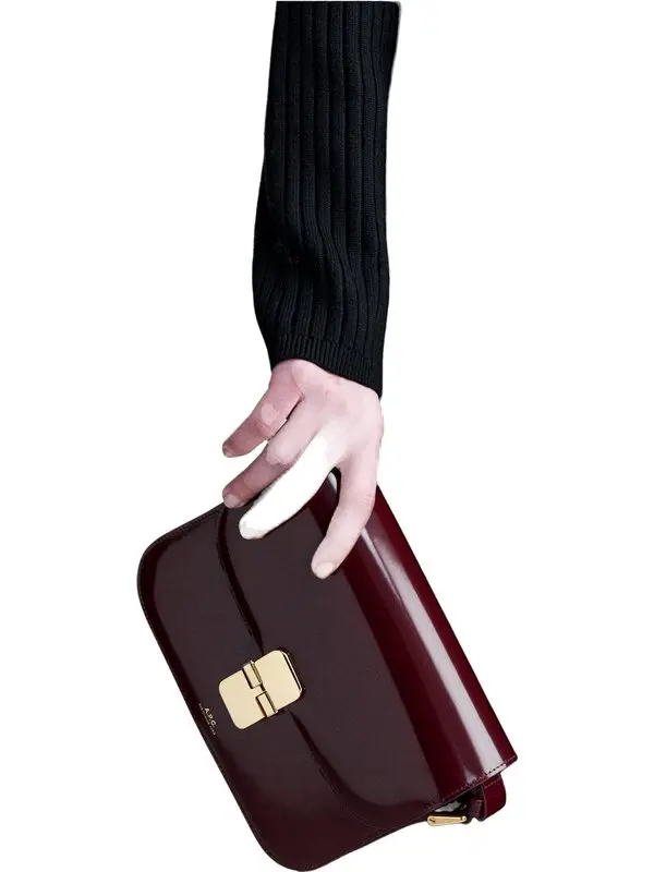 A.p.c. Grace Small Bag One - Bordeaux