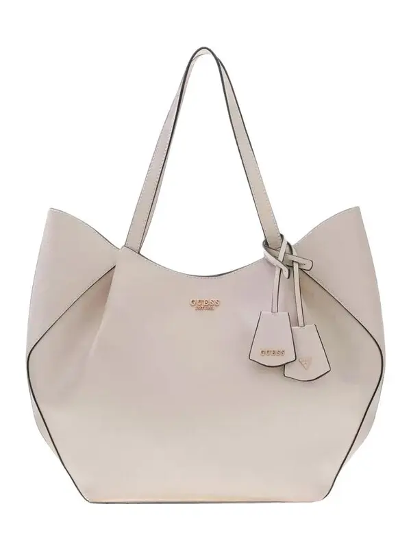Guess Amorette Logo-plaque Tote Bag - Neutrals