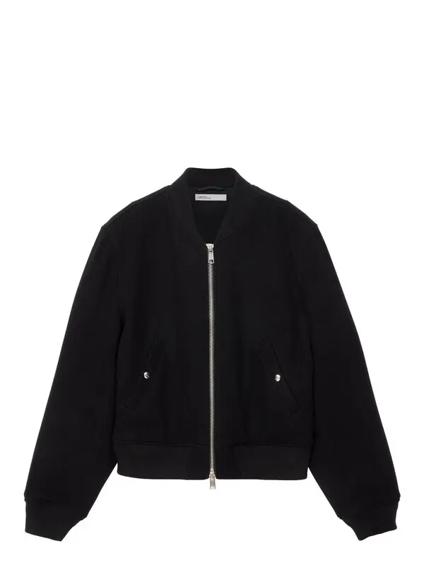 ALLSAINTS Muro Wool-blend Flight Jacket - Black