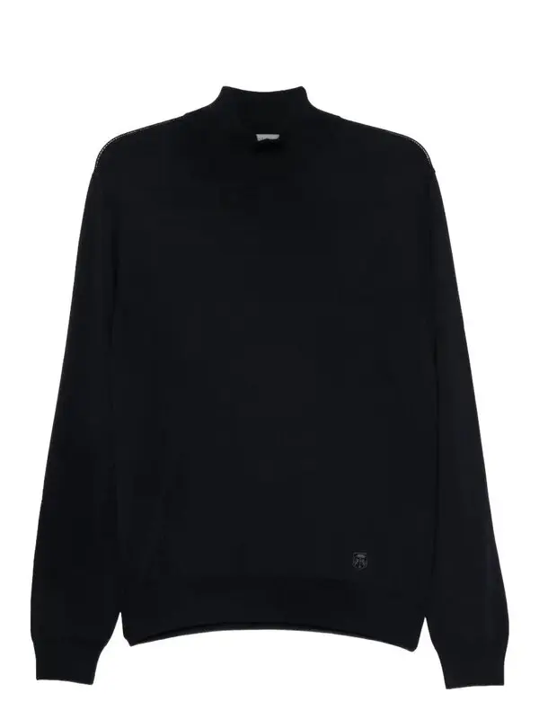 Corneliani Roll-neck Sweater - Blue