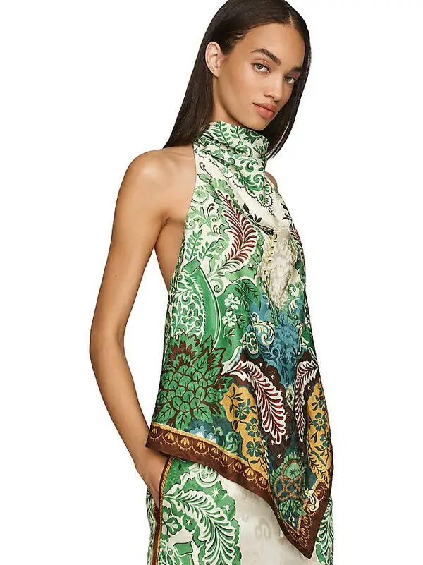 ALEMAIS Florence Mock Neck Halter Top - Multi