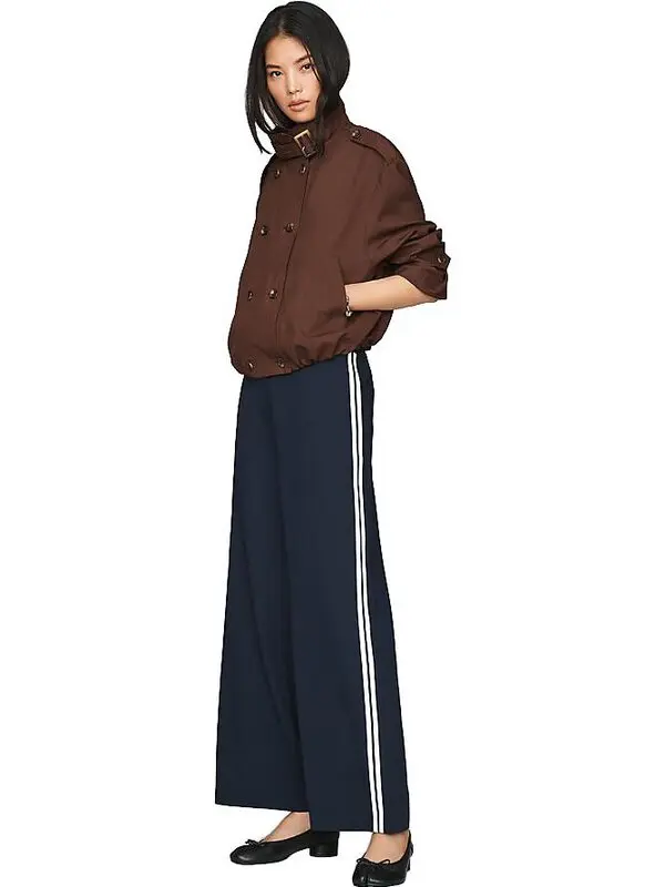 RAISONNEL Side Stripe Pants - Navy