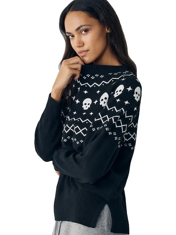 Beach Riot Elizabeth Sweater - Black Pattern