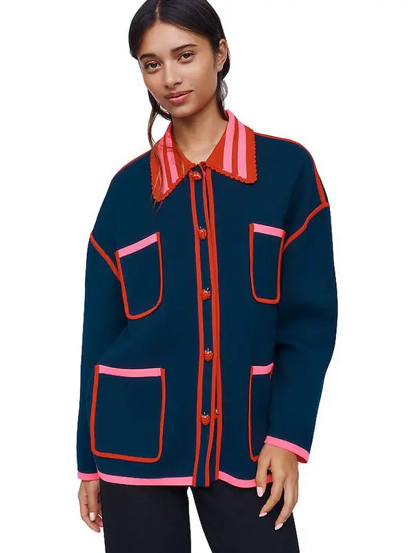 Essentiel Antwerp Kokorico Sweater - Blue Pattern