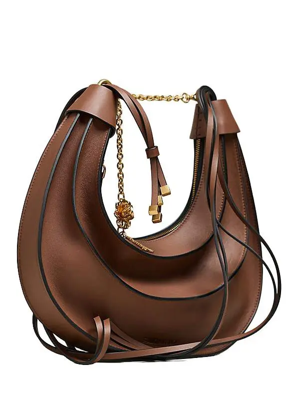 Farm Rio Leather Banana Bag - Walnut