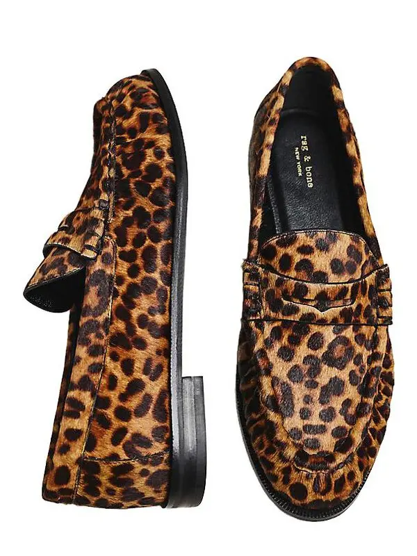Rag & Bone Lexi Loafers - Leopard