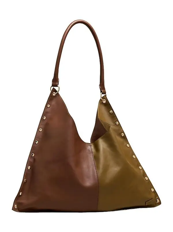 Farm Rio Leather Hobo Bag - Walnut