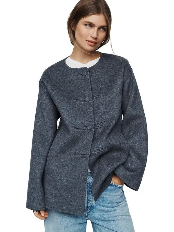 ALIGNE Anouk Wool Blend Jacket - Grey