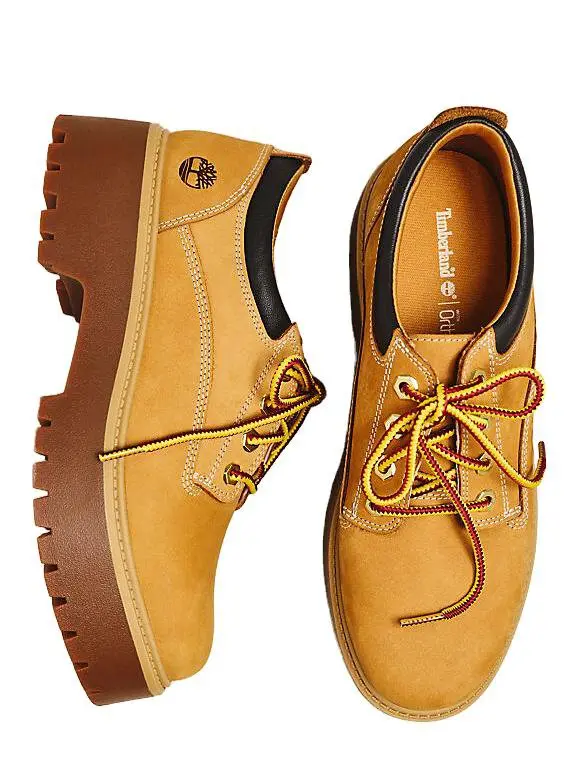 Timberland Stone Street Lug Soled Boat Shoes - Wheat