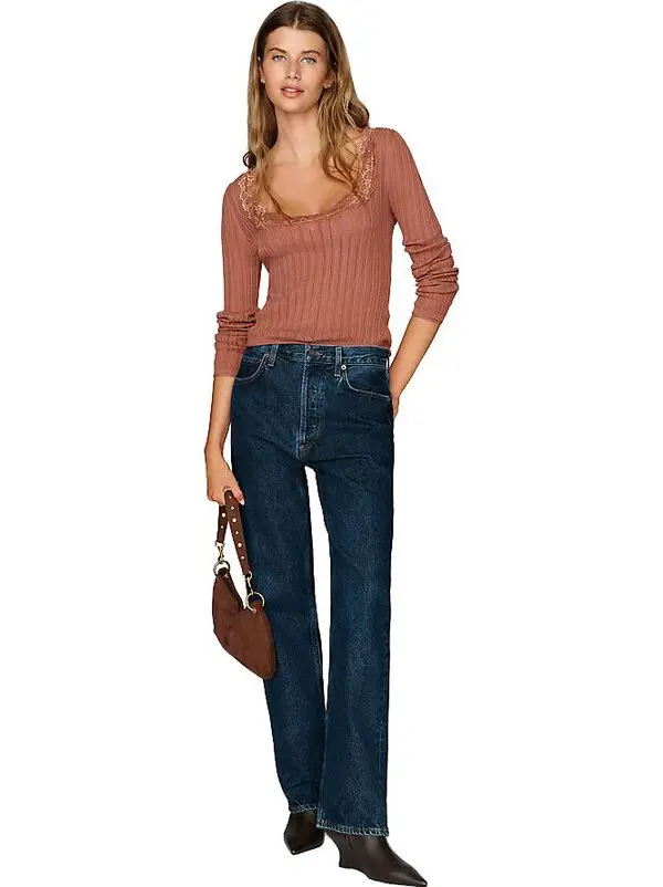 AGOLDE 90s Pch Waist High Rise Straight Jeans - Pendulum