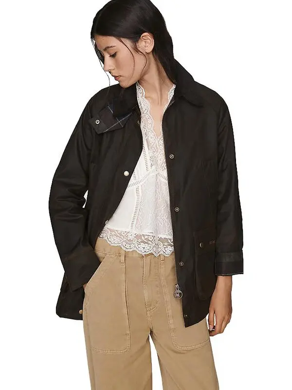 Barbour Acorn 100% Waxed Cotton Jacket - Olive