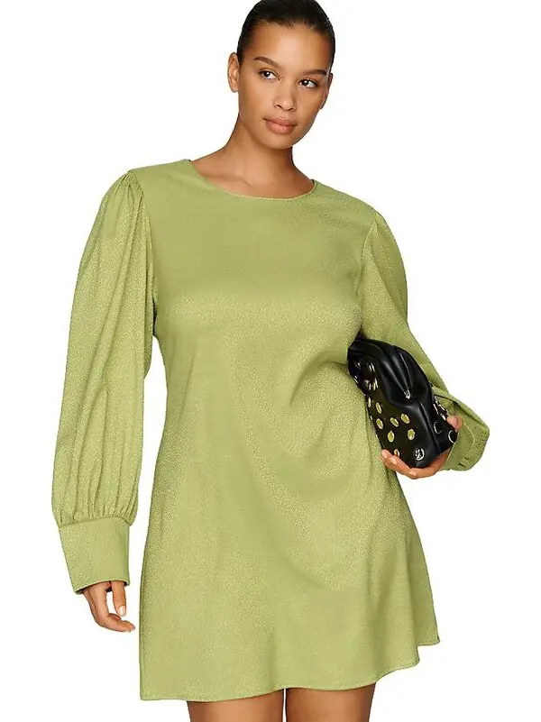 Anthropologie Sat Mi Dress - Lime