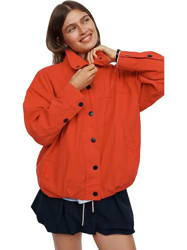 PISTOLA Liberty 100% Cotton Funnel Neck Jacket - Negroni