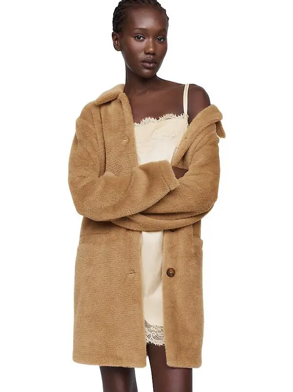 Sanctuary Upside Faux Fur Jacket - Neutral