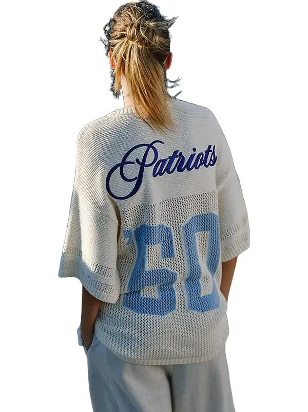 Mitchell & Ness Nfl Knit Jersey Top - Patriots