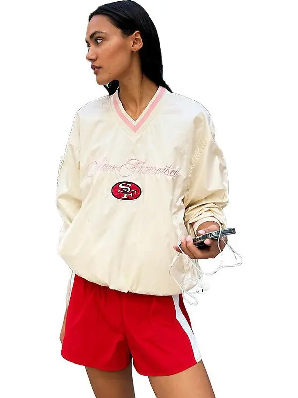 Mitchell & Ness Nfl Popover Jacket - Niners