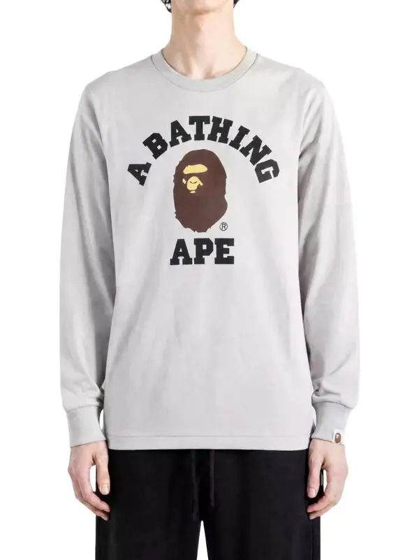 A BATHING APE Ape Head T-shirt - Grey