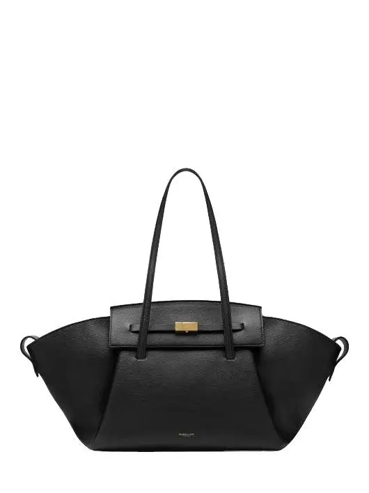 DEMELLIER The Brooklyn Leather Tote - Black